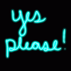 Yes Please Text Animation GIF | GIFDB.com