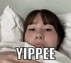 Yippee Girl Smile GIF | GIFDB.com