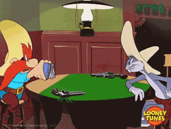Yosemite Sam Carrying Books GIF | GIFDB.com