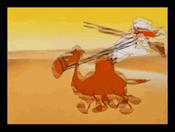Yosemite Sam Carrying Books GIF | GIFDB.com