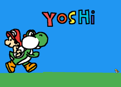 Yoshi Back View