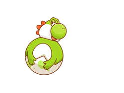 Yoshi With Heart Eyes GIF | GIFDB.com