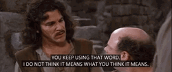 You Keep Using That Word The Princess Bride GIF | GIFDB.com