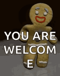 You're Welcome Gingerbread Man GIF | GIFDB.com
