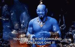 You're Wish Is My Command By Genie GIF | GIFDB.com