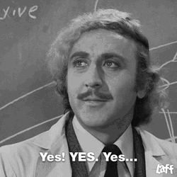 Young Frankenstein Gene Wilder Yes Yes Yes GIF | GIFDB.com
