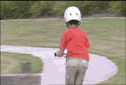 Young Kid Riding Scooter Mishap GIF | GIFDB.com