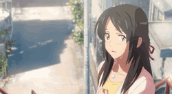 Your Name Mitsuha Crying GIF | GIFDB.com