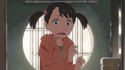 Your Name Scared Yotsuha Miyamizu GIF | GIFDB.com