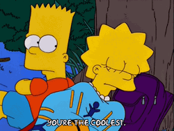 Youre The Coolest Bart And Lisa Simpsons GIF | GIFDB.com