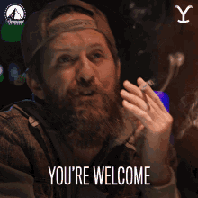 Youre Welcome Wink Pointing Steve Carell GIF | GIFDB.com