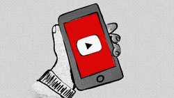 Youtube Logo In Mobile GIF | GIFDB.com