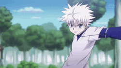 Killua Zoldyck Yoyo Attack Hunter X Hunter GIF | GIFDB.com