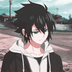 Yuichiro Hyakuya Sad Anime Boy GIF | GIFDB.com