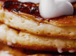 Yummy And Milky Pancake GIF | GIFDB.com