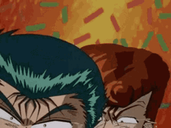 Yuyu Hakusho Yusuke Urameshi And Kazuma Kuwabara Anime Laughing GIF ...