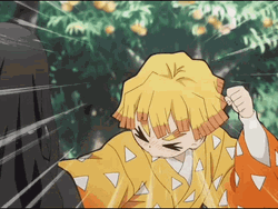 Zenitsu Impresses Nezuko GIF | GIFDB.com