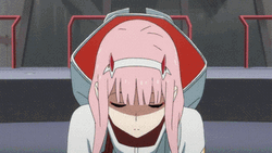 Zero Two Idk Expression GIF | GIFDB.com