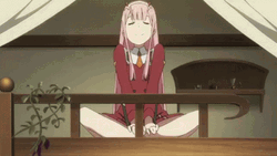 Zero Two Singing Loudly GIF | GIFDB.com