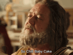 Zeus Chill Baby Cake Have Some Wine GIF | GIFDB.com