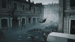 Zombie Mob Falling World War Z GIF | GIFDB.com